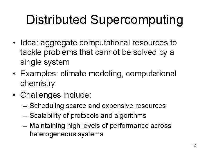 Introduction to Grid Computing 1 Overview Background What