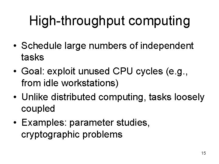 Introduction to Grid Computing 1 Overview Background What