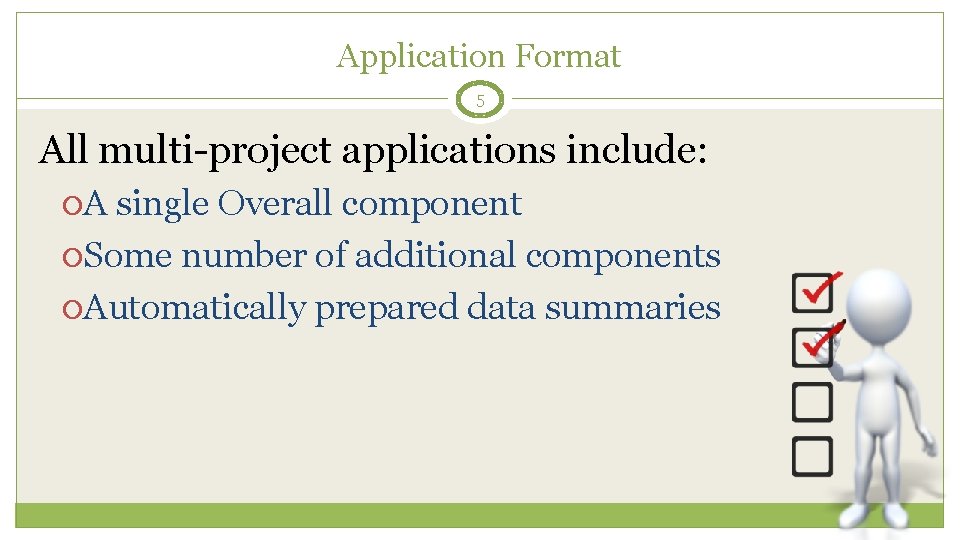 Preparing Submitting Tracking Multiproject Applications Using ASSIST A