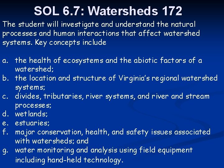 Watersheds Bell Work Friday 1 2 3 4