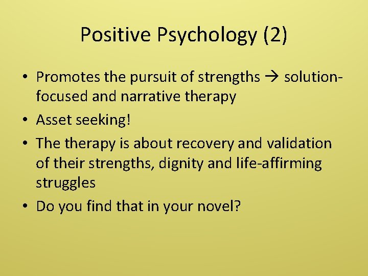 Unit 2 Positive Psychology Prepared by Cicilia Evi
