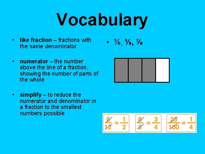 Adding Subtracting Fractions Objectives Objective We will add