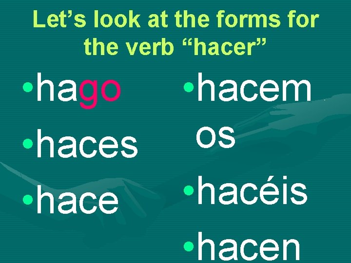 GO verbs Why are some verbs called go