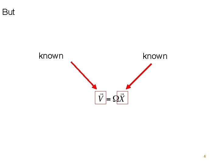 Solving for Euler poles Forward problem Given rotation
