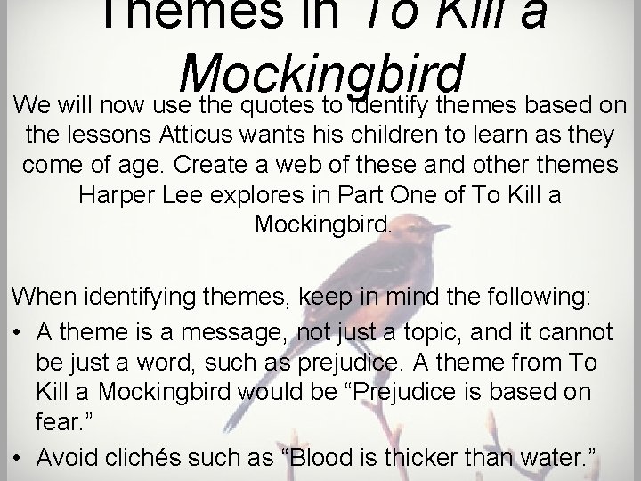 To Kill a Mockingbird Lessons Activities and Homework