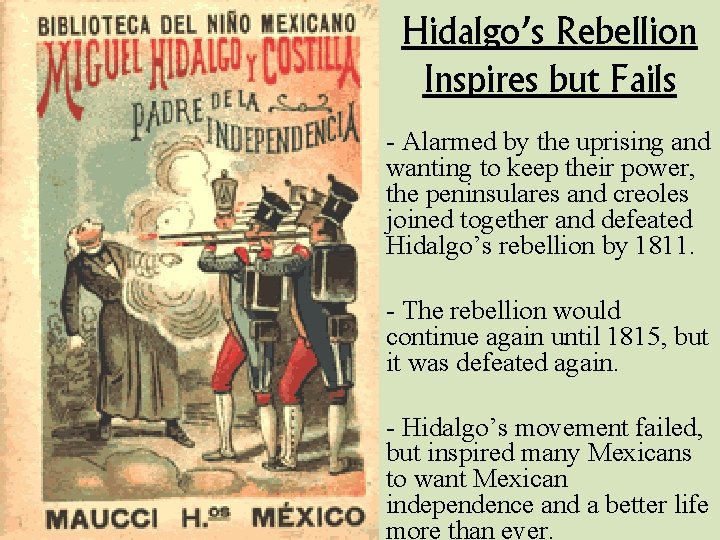 Mexico Independence and Revolution The Hacienda system became
