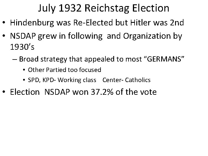 Weimar Republic 1919 1933 The Treaty of Versailles