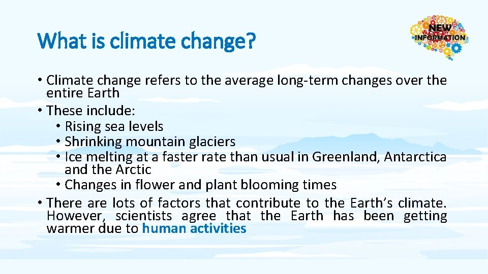 The Science of Sustainability Climate Change Learning Outcomes