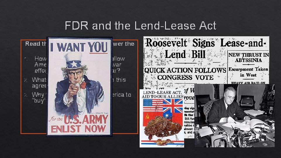 What do you know about WWII Your collaborative