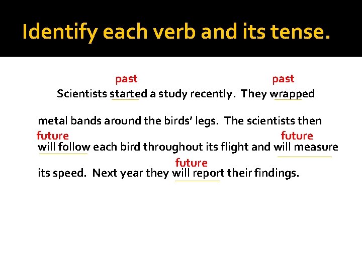 Future Tense Unit 3 Lesson 7 Objectives Students