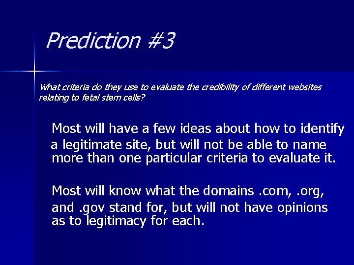 The Fetal Stem Cell Debate How High School
