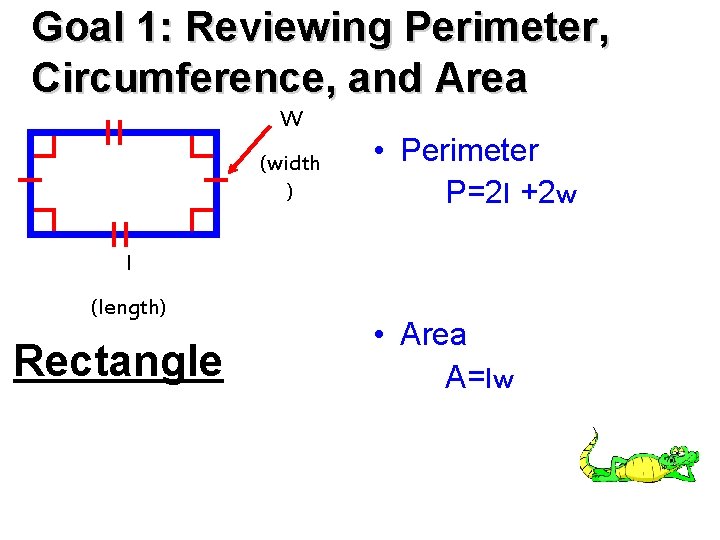 1 7 Introduction to Perimeter Circumference Area ObjectivesAssignment