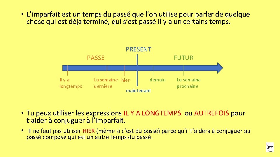 Leon CE 1 Limparfait des verbes en er