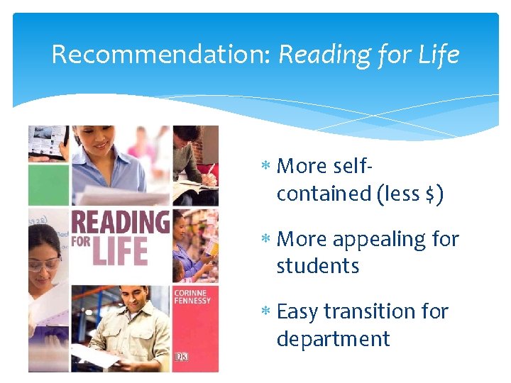 Choosing Between The Reading Process Reading for Life