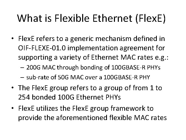 GMPLS Routing and Signaling Framework for Flexible Ethernet