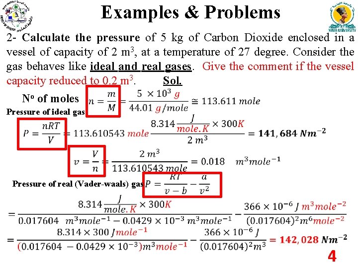 Lecture No Two Examples Problems Work done Internal