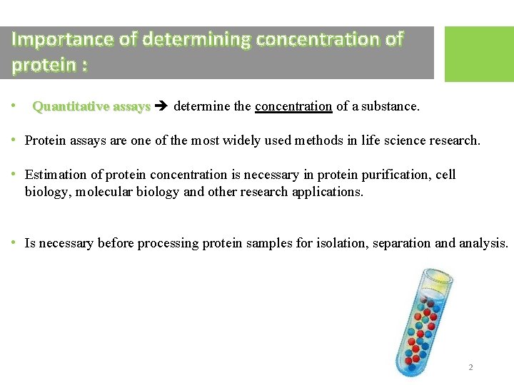 Quantitative Proteins Estimation by Biuret method BCH 302