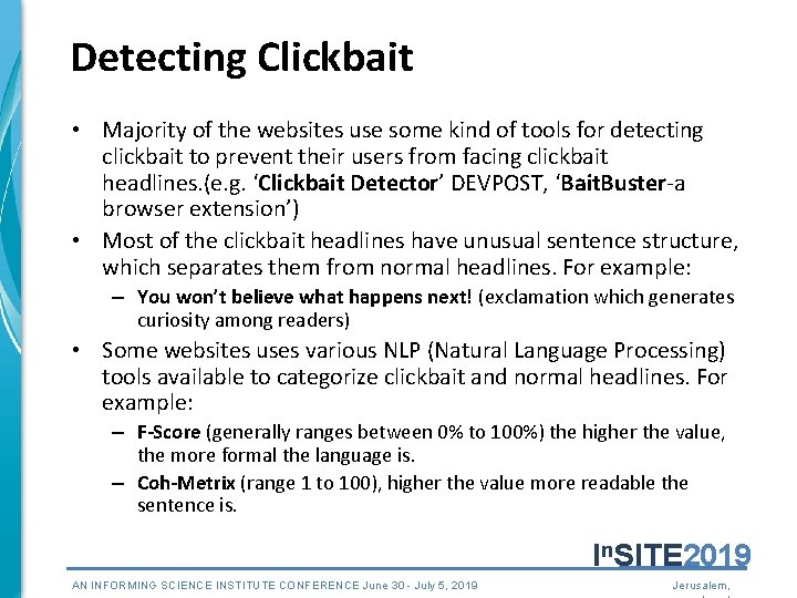 Ensemble Learning Approach For Clickbait Detection Using Article