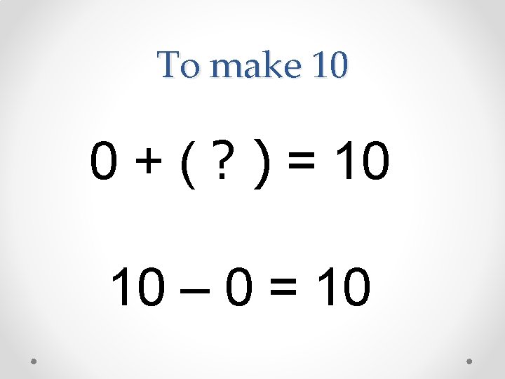 Math at P 1 G Addition and subtraction