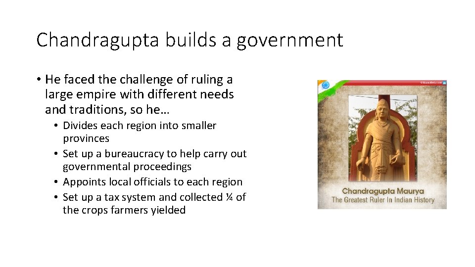 Ancient India Chapter 13 Vocabulary Strategy a longterm