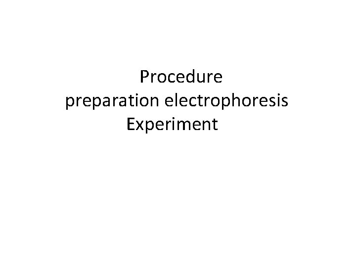 Lab 10 Electrophoresis Analytical biochemistry lab KAUbiochemistry dep