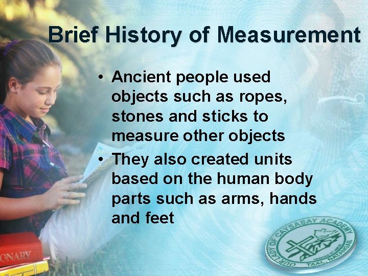 Enduring Understanding Physics and Technology bridge human understanding