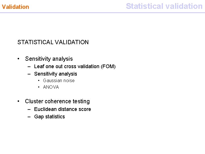 Cluster Validation Integration Ices Bioinformatics Overview Introduction Microarray