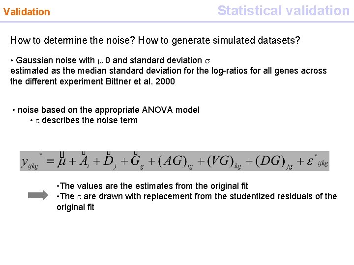 Cluster validation Integration ICES Bioinformatics Overview INTRODUCTION MICROARRAY