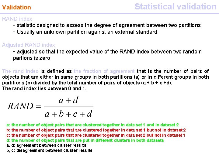 Cluster Validation Integration Ices Bioinformatics Overview Introduction Microarray