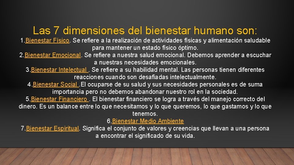 CLASE 8 BIENESTAR Y CALIDAD DE VIDA DIPLOMADO