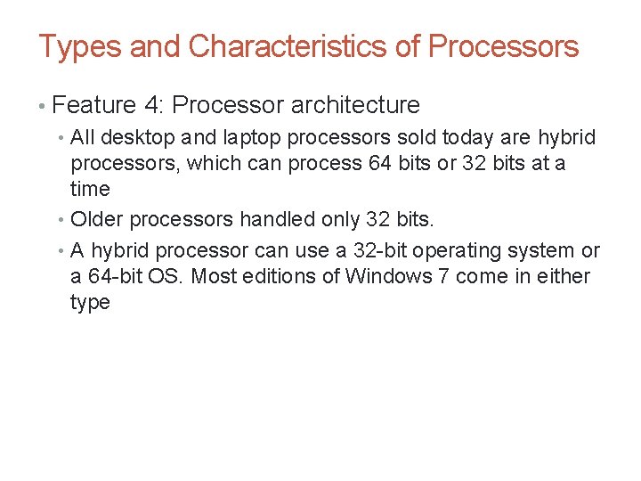 CHAPTER 4 Supporting Processors and Upgrading Memory Objectives