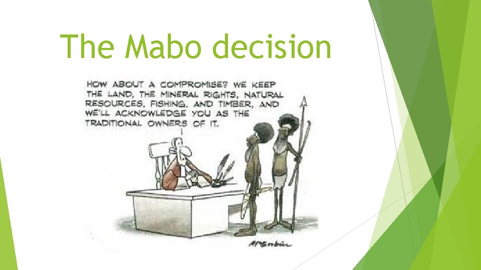 A timeline of events throughout Aboriginal history in