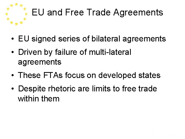 European business in a global context the developed