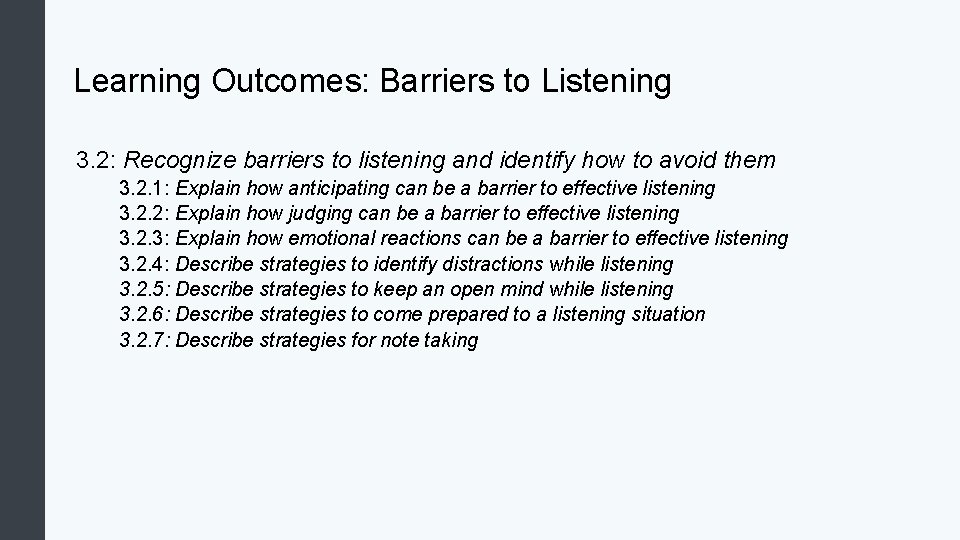 Public Speaking Module 3 Listening and Responding Module