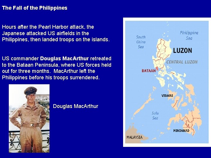 Japanese advances in the Pacific 1942 Important Battles