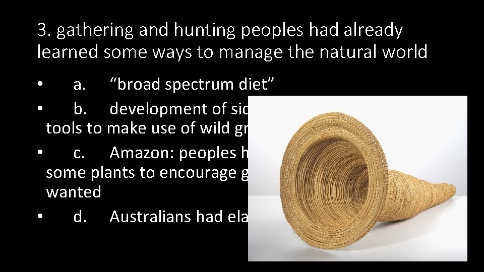 First Peoples First Farmers Breakthroughs to Agriculture is