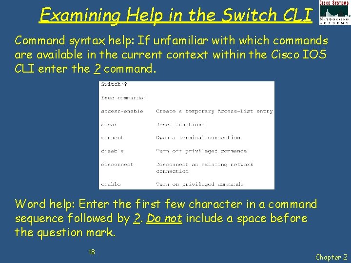 Chap 2 Basic Switch Concepts And Configuration Learning