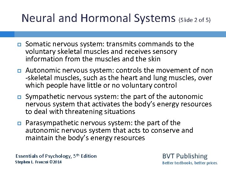 Chapter 2 Neurological and Genetic Basis of Behavior