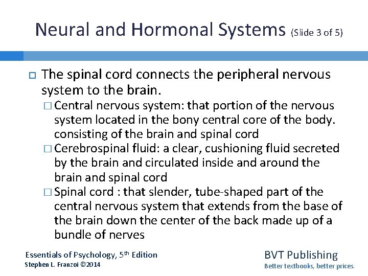 Chapter 2 Neurological and Genetic Basis of Behavior