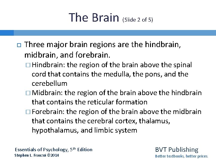 Chapter 2 Neurological and Genetic Basis of Behavior
