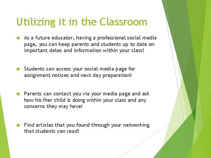 Safely Utilizing Social Media In The Classroom By