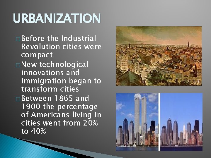 INDUSTRIAL REVOLUTION INDUSTRIAL INNOVATIONS STEEL Before the mid