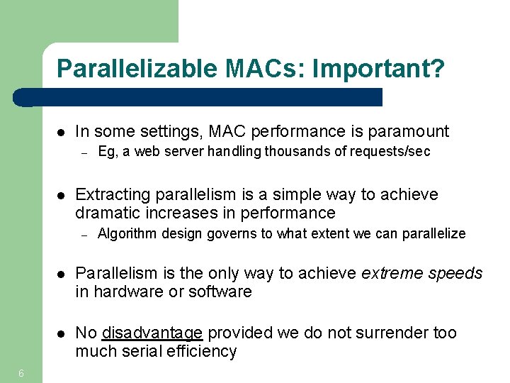 A BlockCipher Mode of Operation for Parallelizable Message