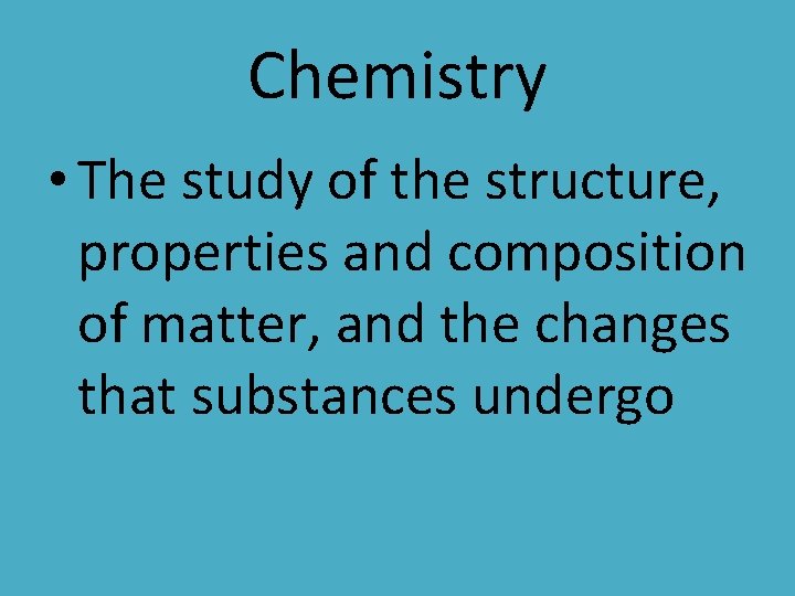 Unit 1 Measuring Matter and Energy Learning Objectives
