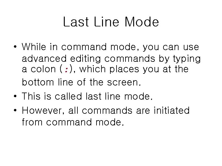 Visual vi Editor CHAPTER Objectives 7 Upon completion