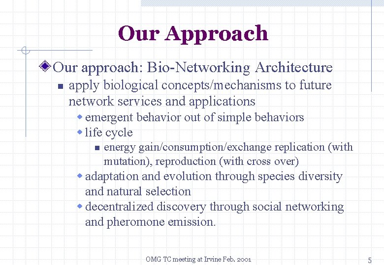 BioNetworking Architecture An Approach to Leverage Super Distributed