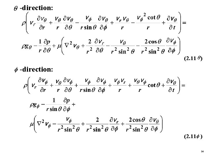 Chapter 2 Differential Formulation Of The Basic Laws
