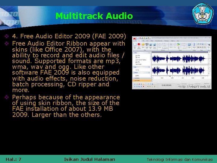 Understanding multitrack Describe the multitrack Multitrack Multitrack can
