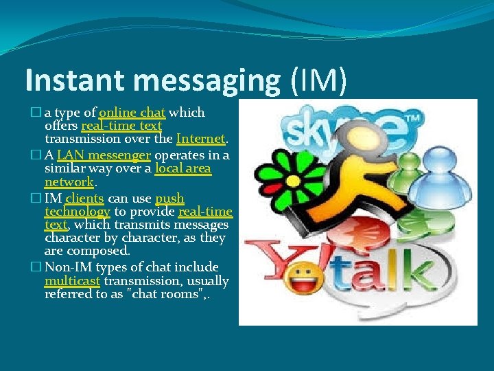 Instant Messaging By Fesetan Cindy L Contents Instant