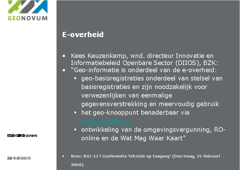 Onderwerpen NGR Content en beheer groep Tools en